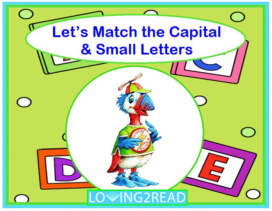 Let s Match The Capital Small Letters Loving2Read